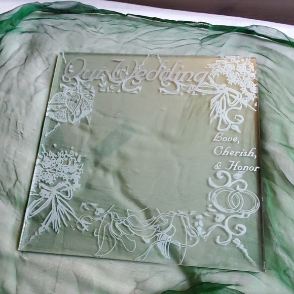 Accents | Beautiful Glass Wedding Frame | Poshmark